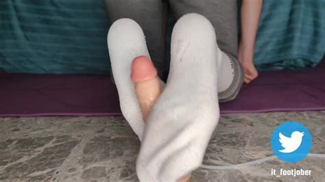 假阳具上的白色彪马袜子 Pornhub Gay