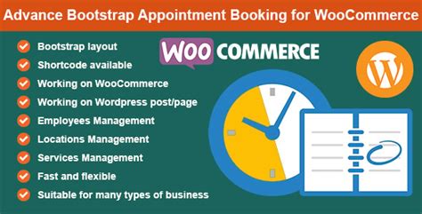 Advance Bootstrap Appointment Booking For Woocommerce By Smartcms