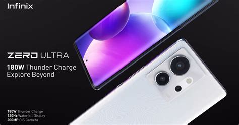 Infinix Zero Ultra เผยคลปทเซอร มากบจอโคง 120Hz ชารจไว 180W และกลองหลง 200MP OIS จอ