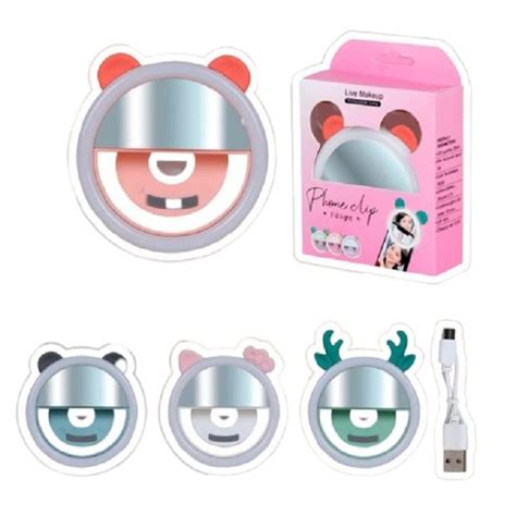 Aro De Luz Led Para Selfies Recargable De Dibujos Animados Generico Falabella Com