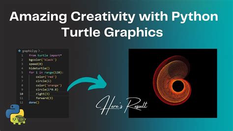 Amazing Creativity With Python Turtle Graphics 😮😮 Python Programming Fun With Python 😁😉