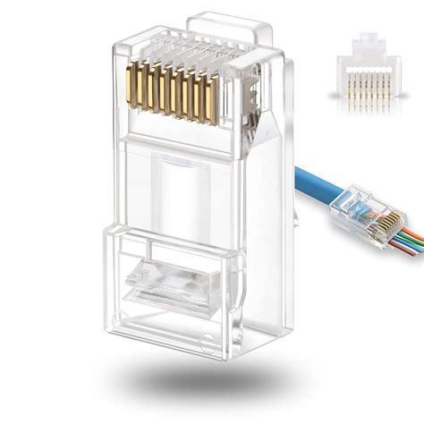 Unshielded Cat6a Tool Less Plug Utp Rj45 Cat6a Toolless Connector High Quality Environmental