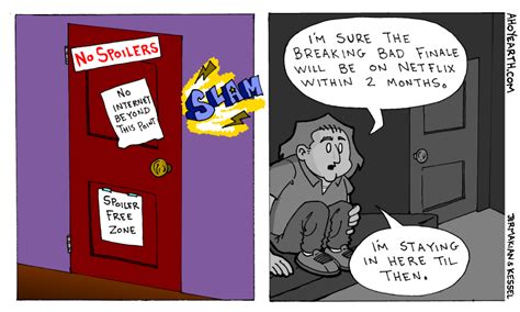 No Spoilers Comics Ahoyearth Spoiler Breaking Bad Tv