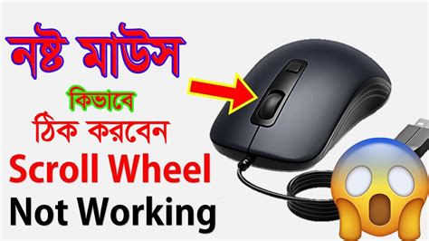 Mouse Scroll Wheel Not Working Properly Fix Mouse Scroll Wheel Youtube