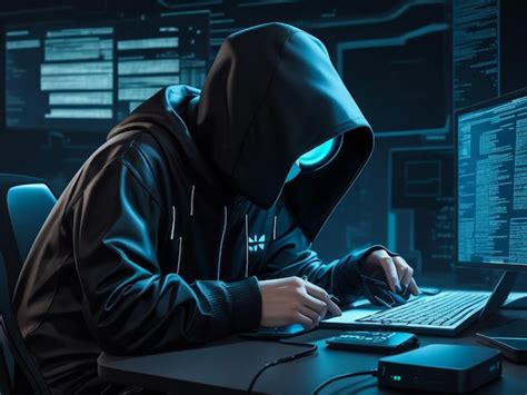 Premium Photo Hacker Using Laptop Computer With Html Code And Map Attack And Programming