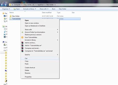 How To Cut Copy And Paste A Folder In Windows XP Tutorialslides