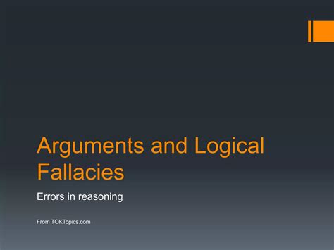 Logical Fallacies Slide Show Pptx Baseball Sports