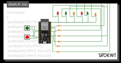 Exp3 Wokwi ESP32 STM32 Arduino Simulator