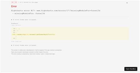 Highcharts React Demo Forked Codesandbox