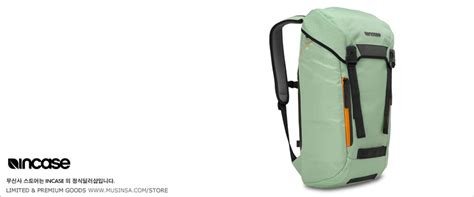 인케이스incase Courier Messenger Backpack Grade Jade 사이즈 And 후기 무신사