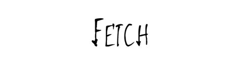 Fetch Font