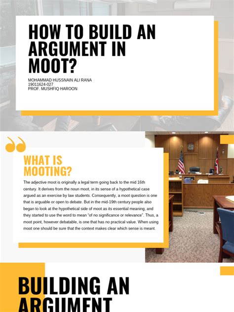 How To Build An Argument In Moot Pdf Argument Reason
