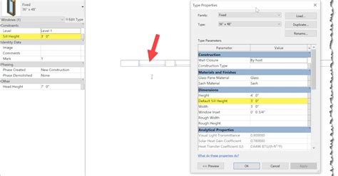 Bim Chapters Resetting A Default Instance Parameter In Revit