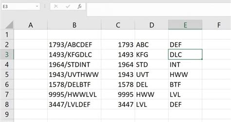 How To Use Flash Fill To Parse Characters Across Multiple Columns In