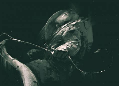 배경 화면 디지털 아트 캐릭터 디자인 원작자 컨셉 아트 그림 기계 인간 만화 예술 삽화 공간 우주복 공포