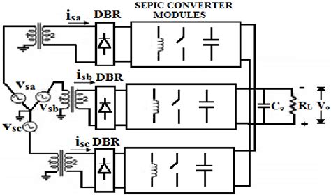 Proposed PFC Scheme Using Three Single Phase DC DC SEPIC PFC Modules Download Scientific Diagram