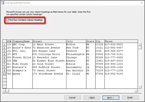 Link Excel Spreadsheet To Access