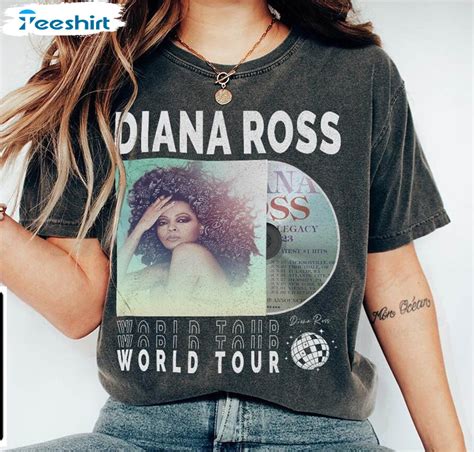 Diana Ross Music The Musical Legacy Tour 2023 Tickets Album Shirt