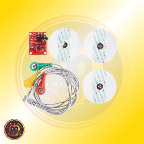 Heart Rate Monitor Kit With Ad8232 Ecg Sensor Module Ma Robotic