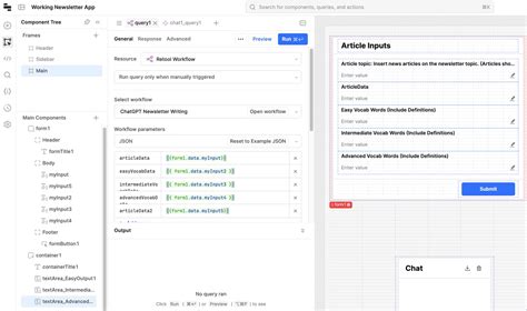 workflow with openai passing through content to summarize does not work and text is not