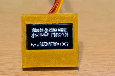 Oled Display Case 3d Printable Model On Treatstock