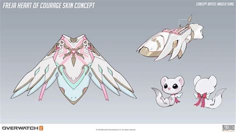 Overwatch 2 Dokiwatch Freja Heart Of Courage Skin Concept 花瓣网