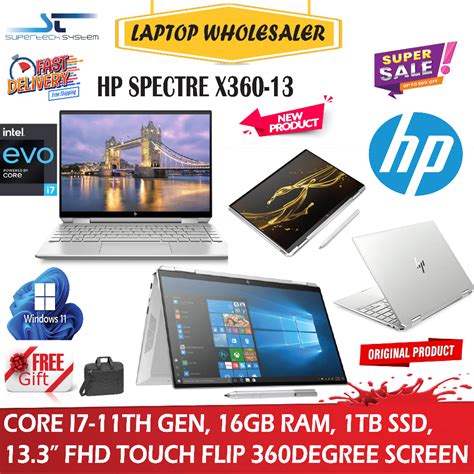 Hp Spectre X Core I Gen Gb Ram Tb Ssd Flip Touch Screen Wifi Webcam