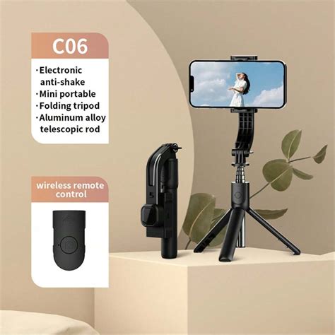 Roreta Mobile Video Stabilizer Bluetooth Selfie Stick Tripod Gimbal
