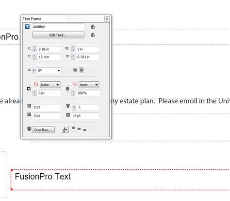 Frame Position Fusionpro® Vdp Creator Fusionpro User Community