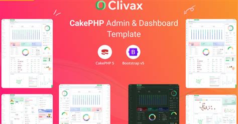 Clivax Cakephp Admin And Dashboard Template Admin Templates Ft Admin