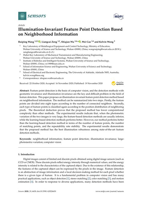 Pdf Illumination Invariant Feature Point Detection Based On Neighborhood Information