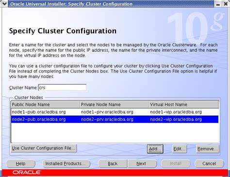 install oracle 10g clusterware on linux