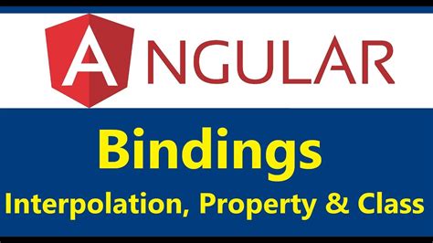 5 Angular Bindings Interpolation Propertyclassstyleevent