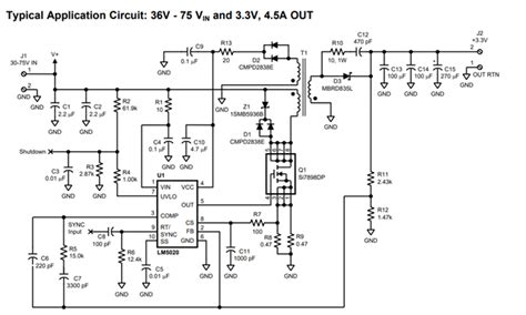 LM5020 Max And Min Current Setting Confirmation Power Management Forum Power Management
