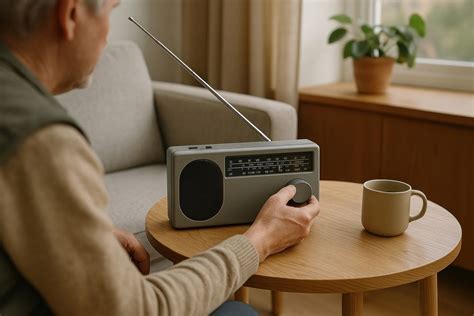 Vintage Radio Tuning Scene Free Photo Rawpixel