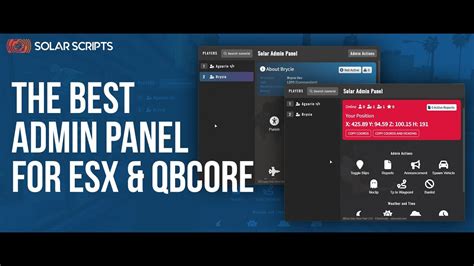Como Configurar Y Instalar Solar Admin Panel Fivem Youtube