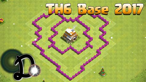 Clash Of Clans Th6 Base 2017 Youtube