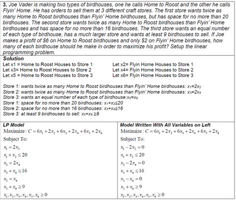 35 Mixed Constraint Examples Finite Math