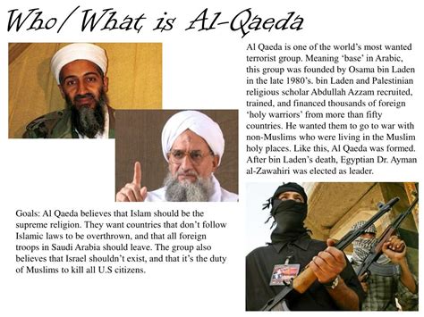Ppt Al Qaeda Powerpoint Presentation Free Download Id1016329