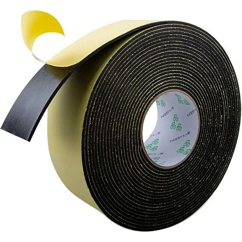 High Density Foam Insulation Tape Adhesive Rubber Strip Seal Door
