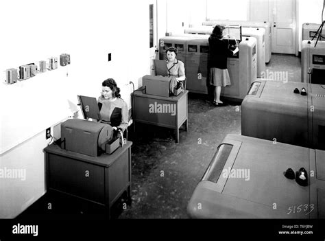 Old Computer Nasa Black And White Stock Photos Images Alamy