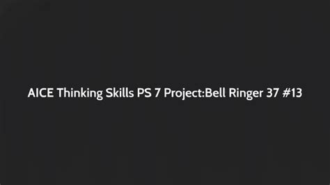 Aice Thinking Skills Project By Mohona Ahmed On Prezi