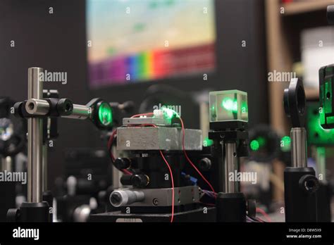 Laser Beam Interference Experiment Hi Res Stock Photography And Images Alamy