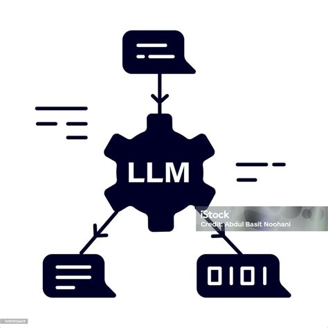 대규모 언어 모델 고급 텍스트 생성 Ai 벡터 편집 가능한 스트로크 아이콘입니다 벡터 아이콘입니다 0명에 대한 스톡 벡터 아트
