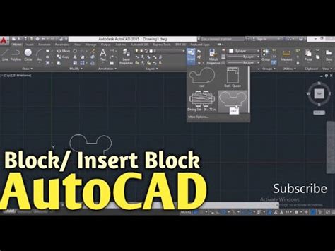 BLOCK Command In Autocad Autocad Tutorials Practical Life YouTube