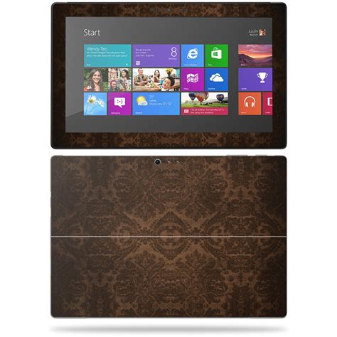 Brown Linen Skin For Microsoft Surface Pro — Mightyskins