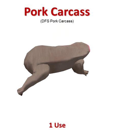Second Life Marketplace Dfs Pork Carcass Texture