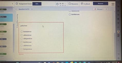 solved classify each monosaccharide according to the