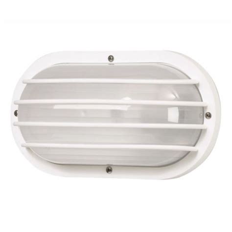 Solus Nautical Rounded Oblong Wall Mount Fixture With Diffuser Grille