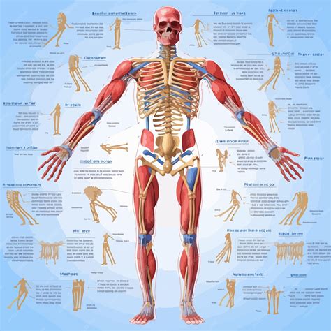 Anatomical Structure Human Body Illustration Premium Ai Generated Vector
